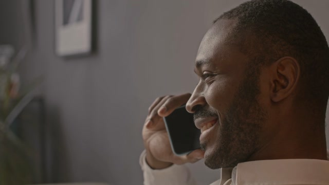 Black Man Call Stock Footage: Royalty-Free Video Clips - Storyblocks