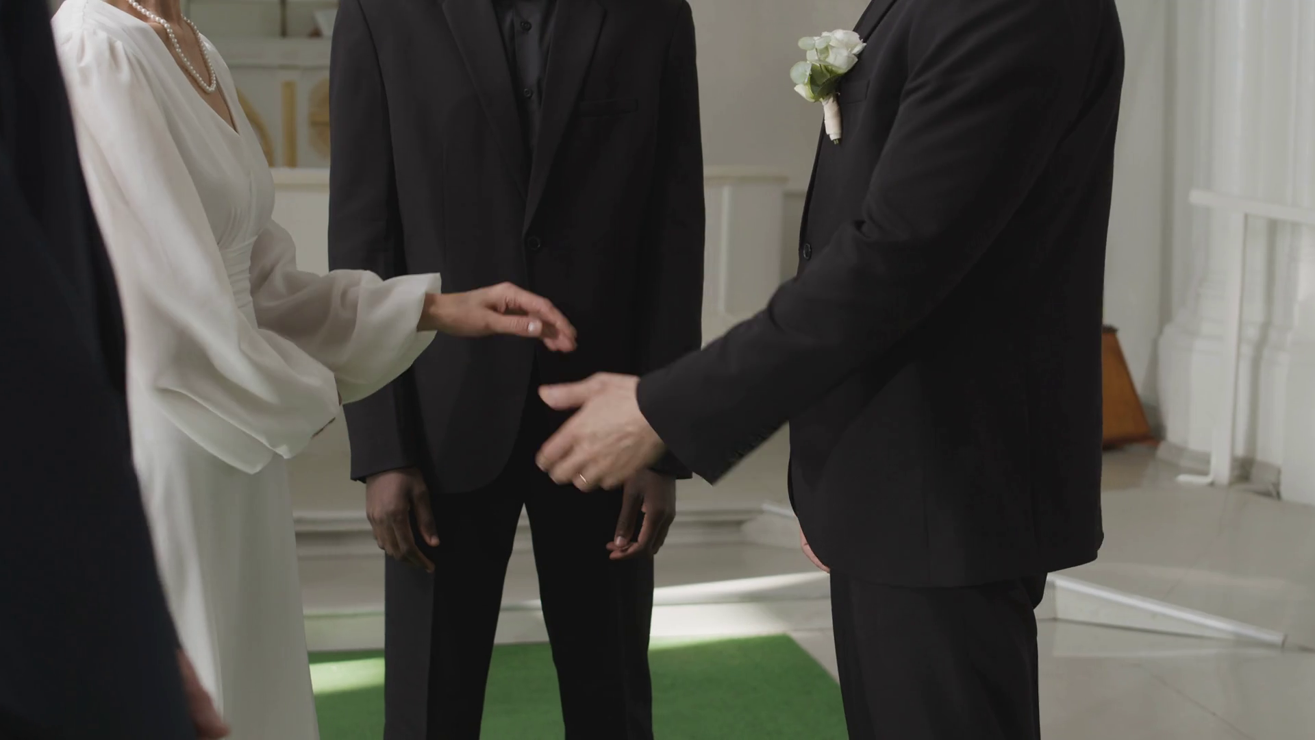 Medium Slowmo Of Young Black Male Officiant Stock Footage SBV-348726437 ...