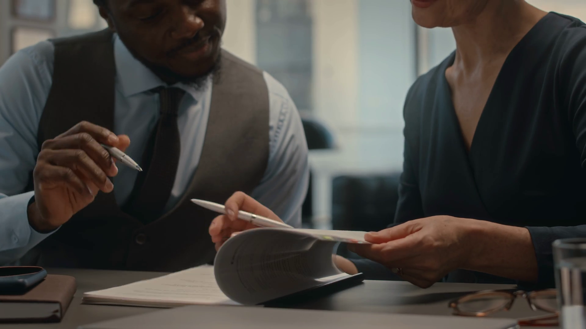 African American Businessman Signing Legal Stock Footage SBV-347535536 ...