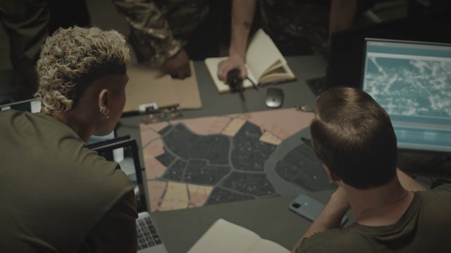 Team Leader Explain World Map Stock Footage: Royalty-Free Video Clips ...