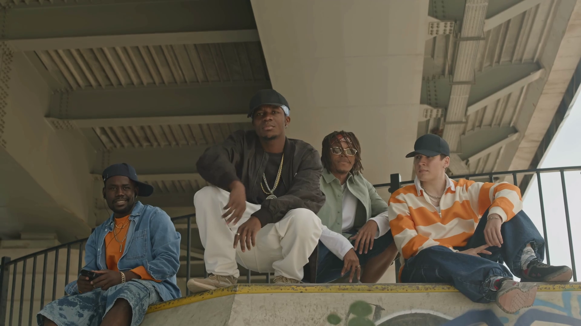 Multiracial Street Gang Of Rappers Stock Footage SBV-348372184 ...