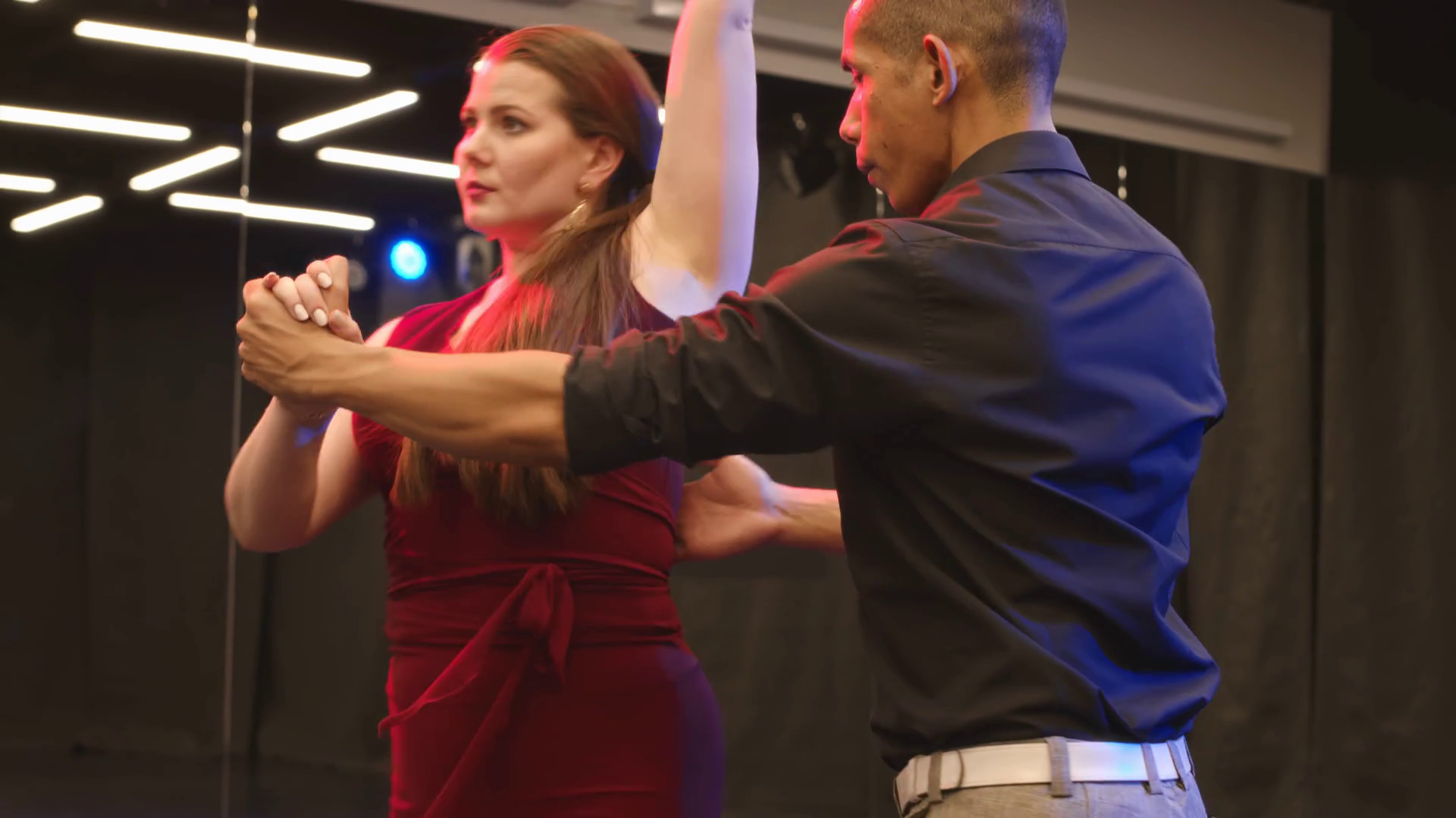 Medium Slowmo Of Multiethnic Expressive Stock Footage SBV-347798927 ...