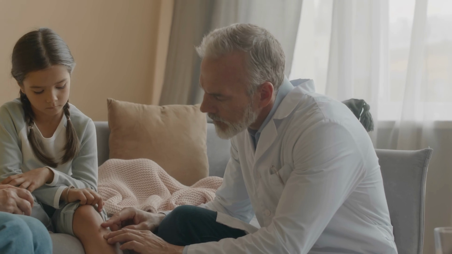 Medium Shot Of Caucasian Male Doctor Stock Footage SBV-348545579 - Storyblocks