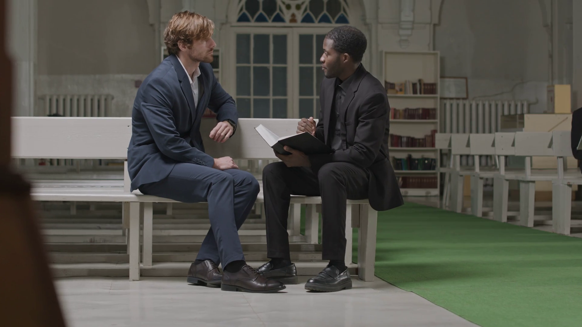 Long Shot Of African American Male Pastor Stock Footage SBV-348726739 ...