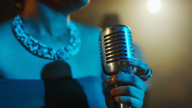 BLACK Singer Close Up Stock Footage: Royalty-Free Video Clips - Storyblocks