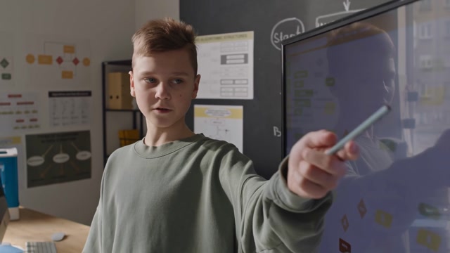 Kid Giving Presentation Stock Footage: Royalty-Free Video Clips ...