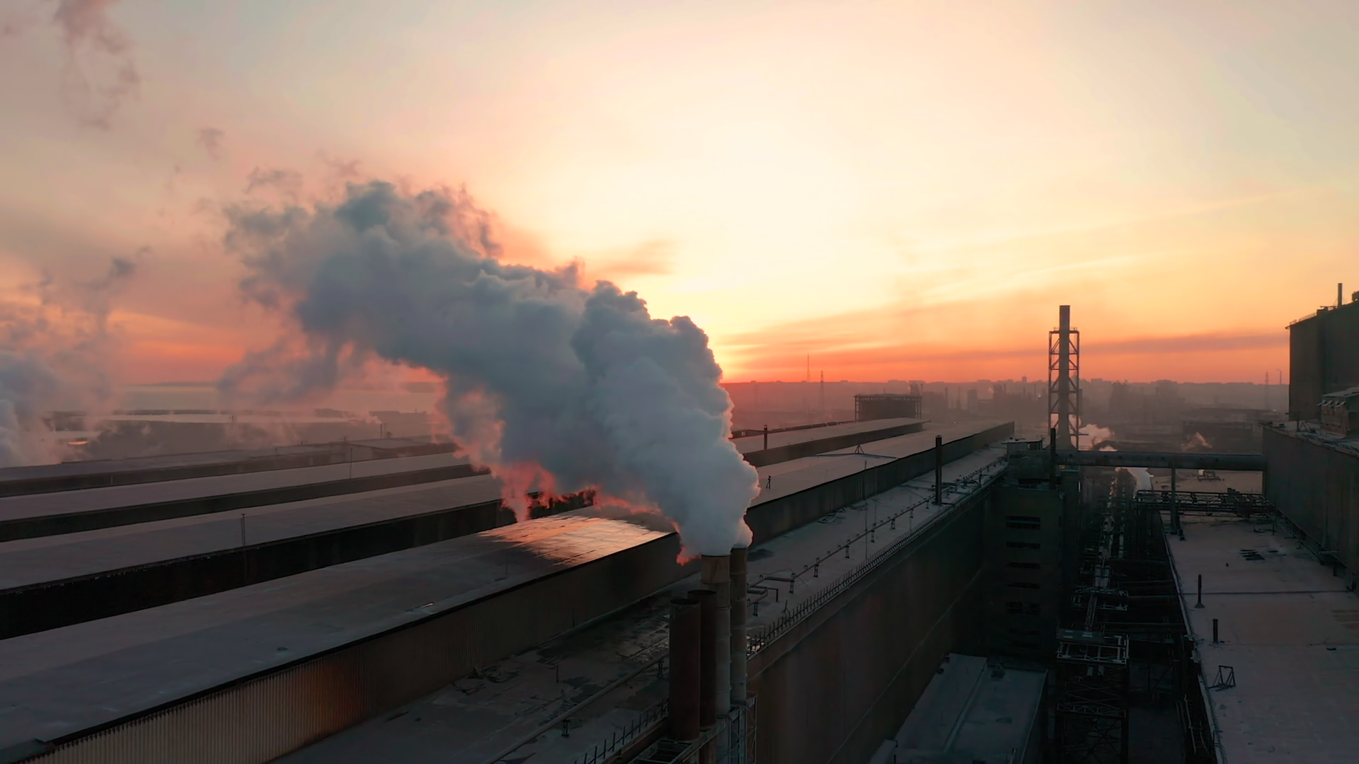 Air Pollution Clouds Of Smoke Coming From Stock Footage SBV-351944667 ...