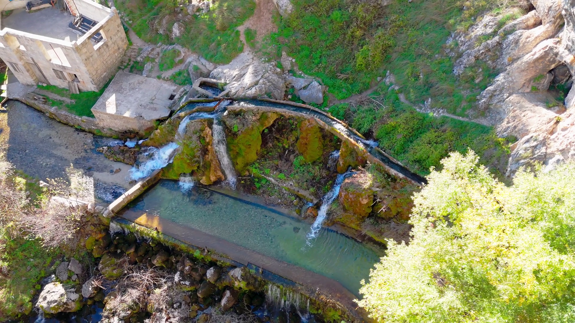 Aerial View: Spectacular Waterfalls In Stock Footage SBV-352492340 ...