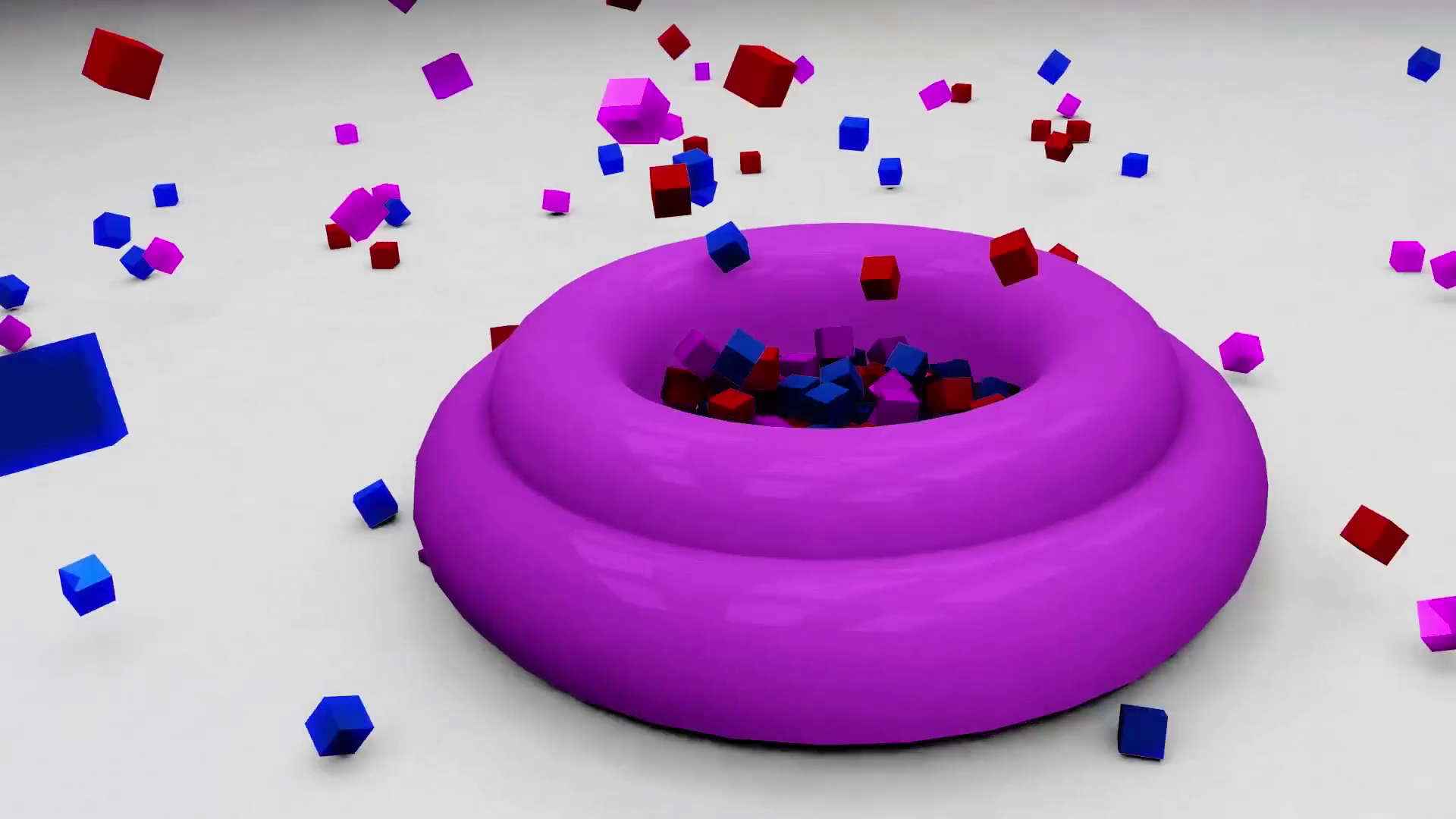 Falling Cubes Logo Template SBV-337399884 - Storyblocks