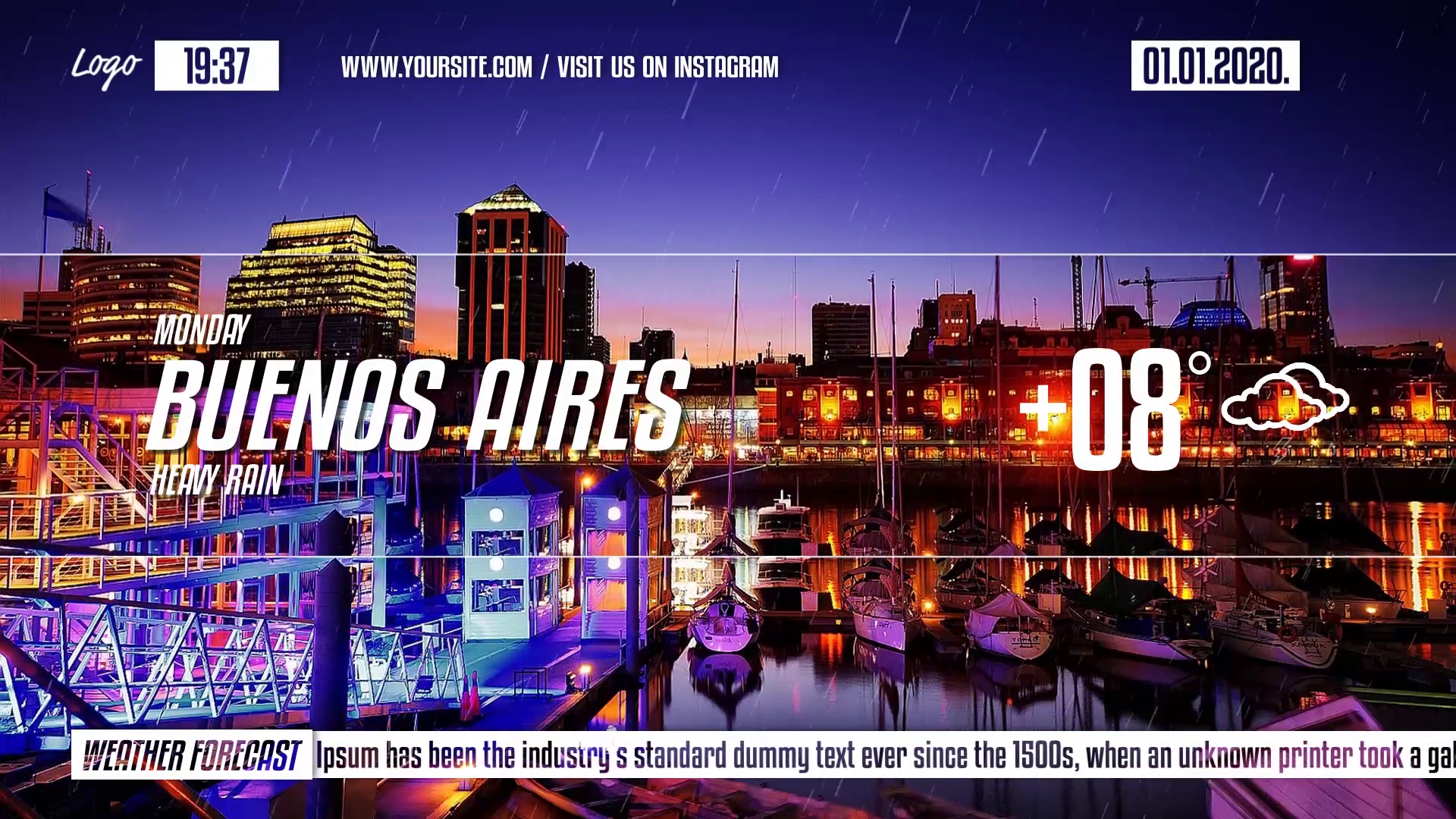 Weather Forecast Graphic Pack Template SBV-330429216 - Storyblocks