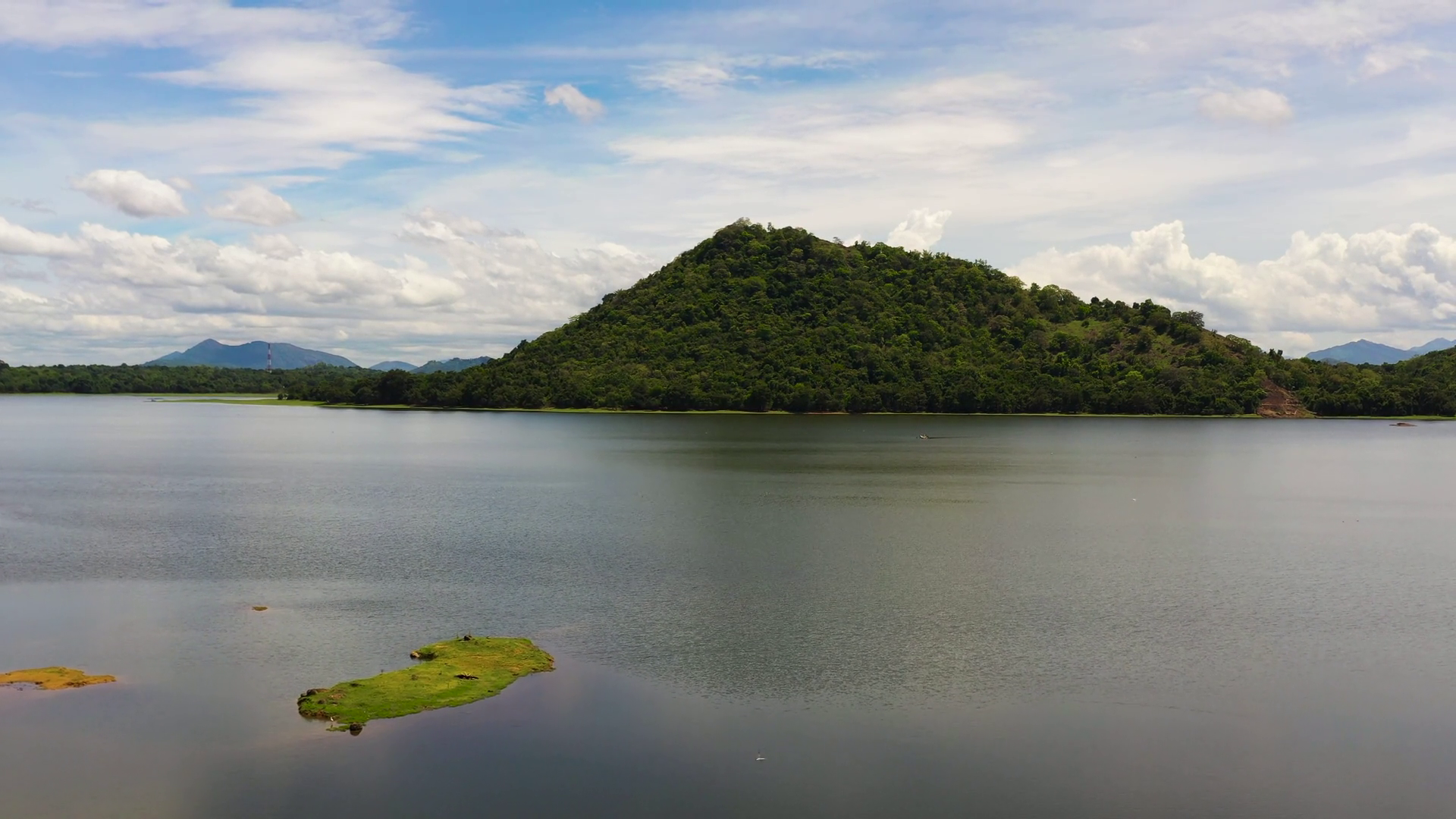 Aerial View Of Sorabora Lake In Sri Lanka Stock Footage SBV-352266627 ...