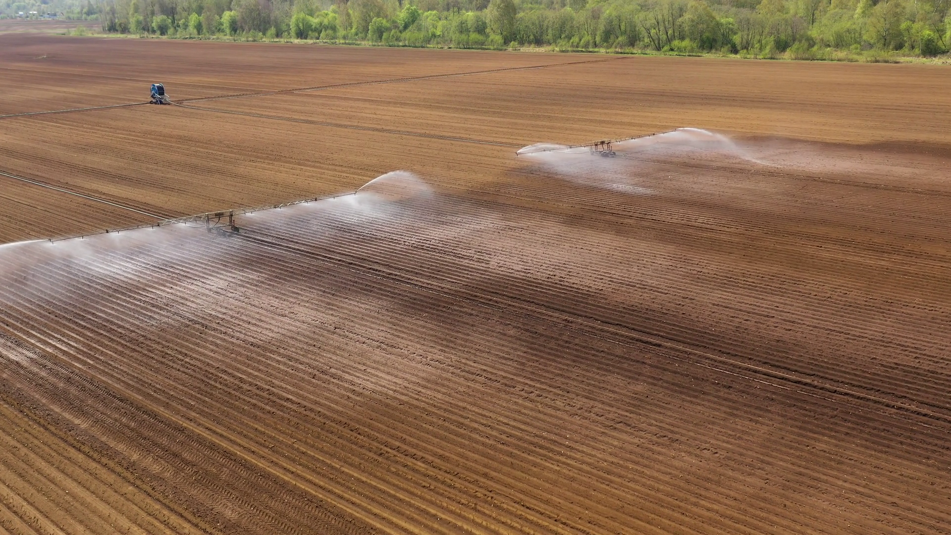 Aerial View Center Pivot Agriculture Stock Footage SBV-352246350 ...