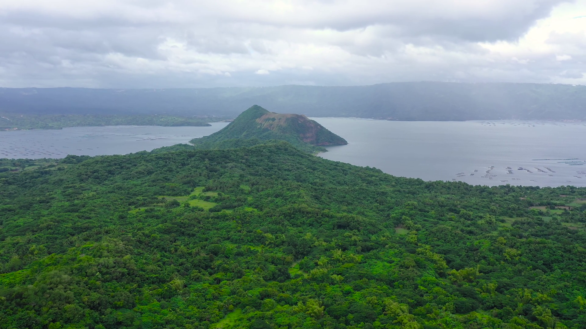 The Smallest Volcano In Philippines Is Taal Stock Footage SBV-352260653 ...