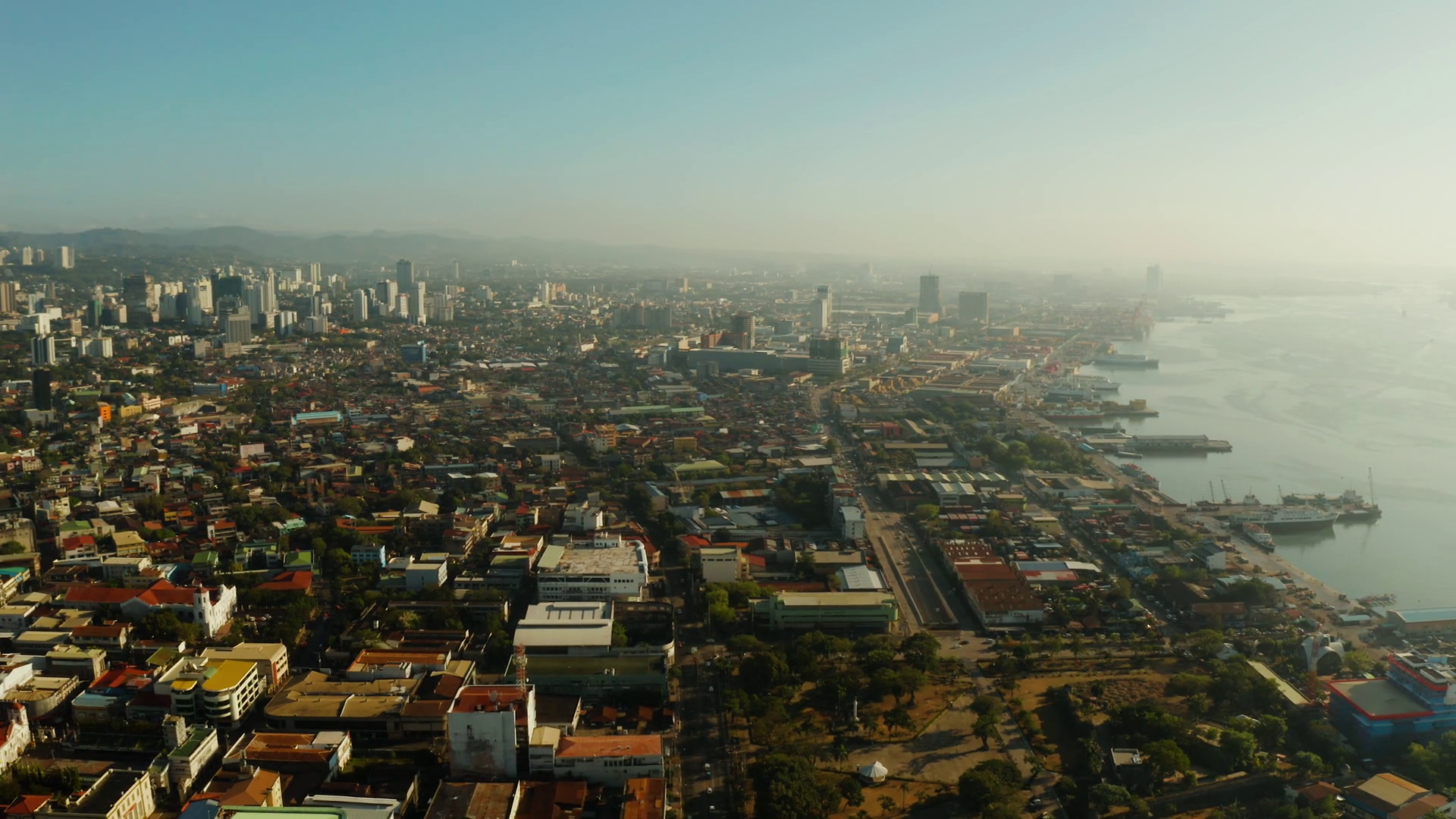 Cebu City Overview Is Capital City Of Stock Footage SBV-352317814 ...