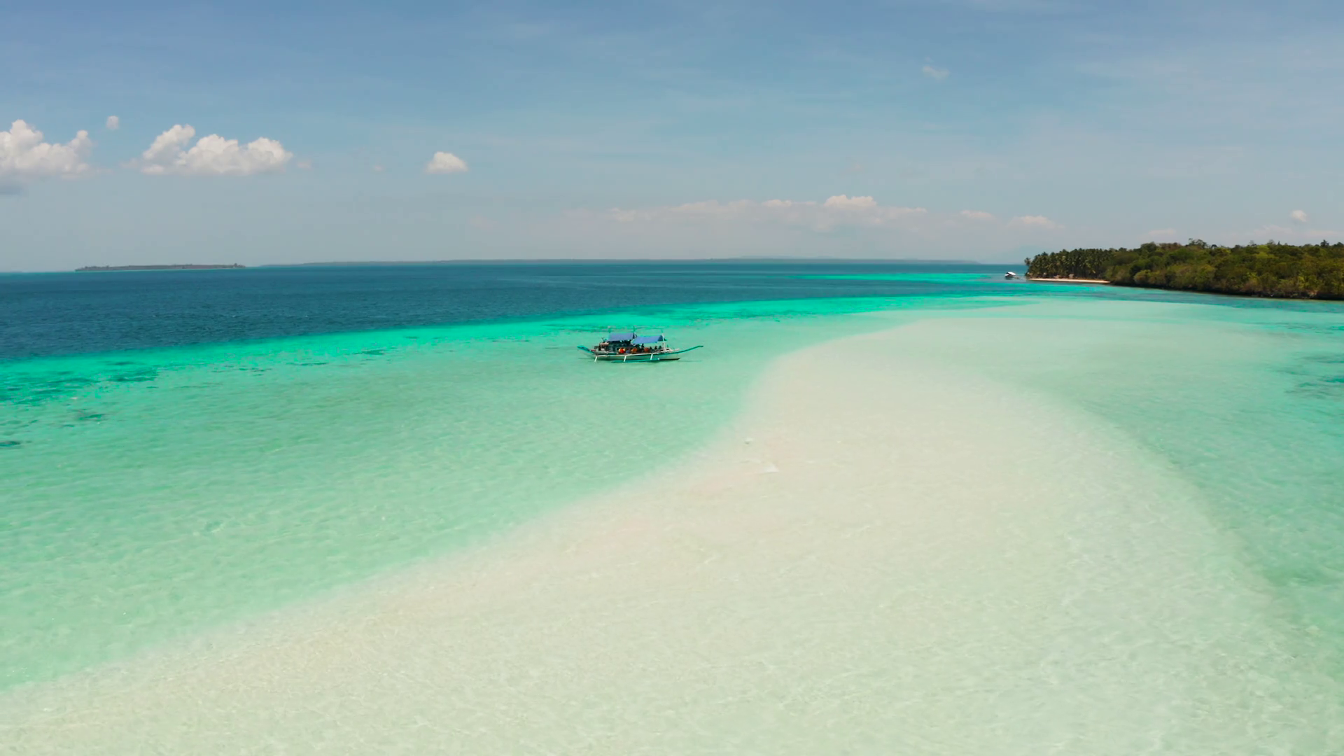 Sand Bar Tropical Island In Clear Turquoise Stock Footage SBV-347721427 ...