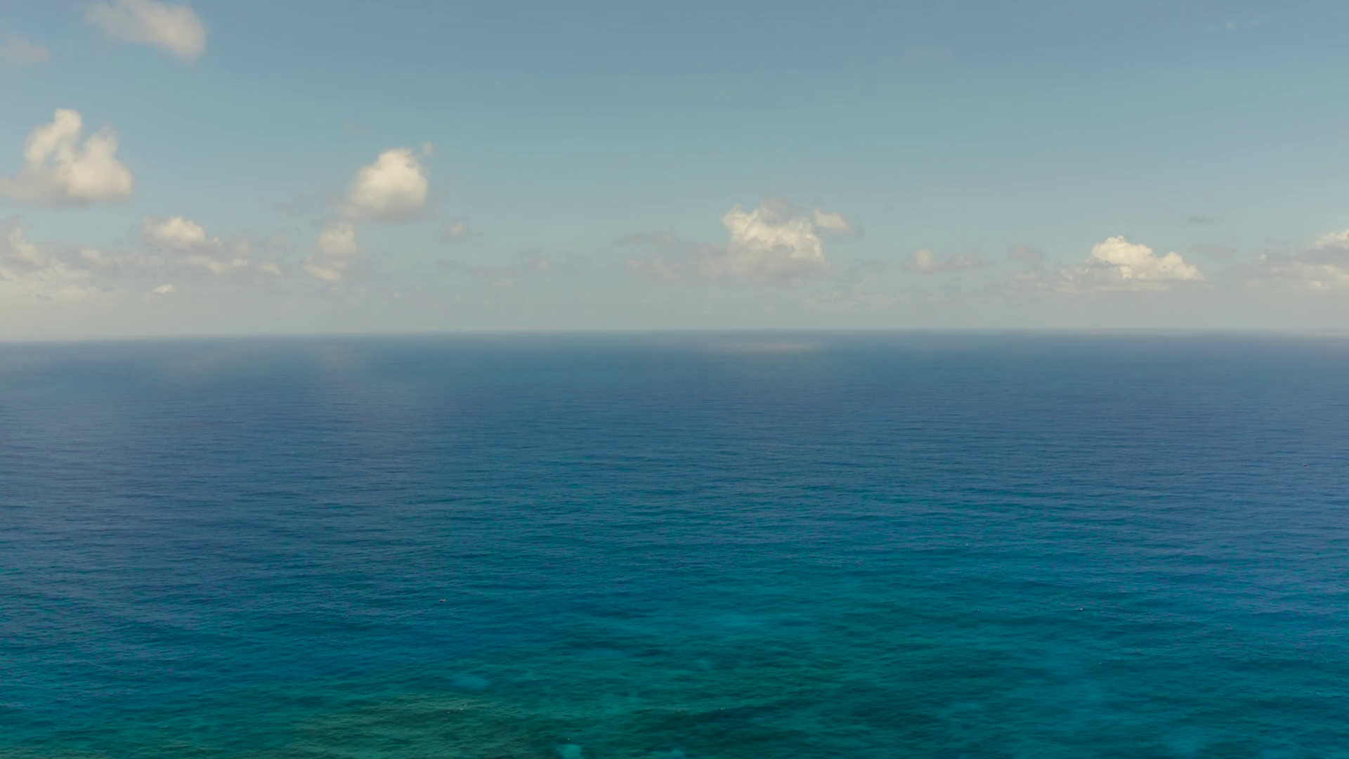 Surface Of Blue Ocean With Waves Blue Sky Stock Footage SBV-347729867 ...