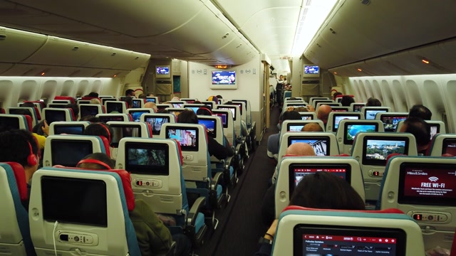 Flight Cabin Stock Footage: Royalty-Free Video Clips - Storyblocks