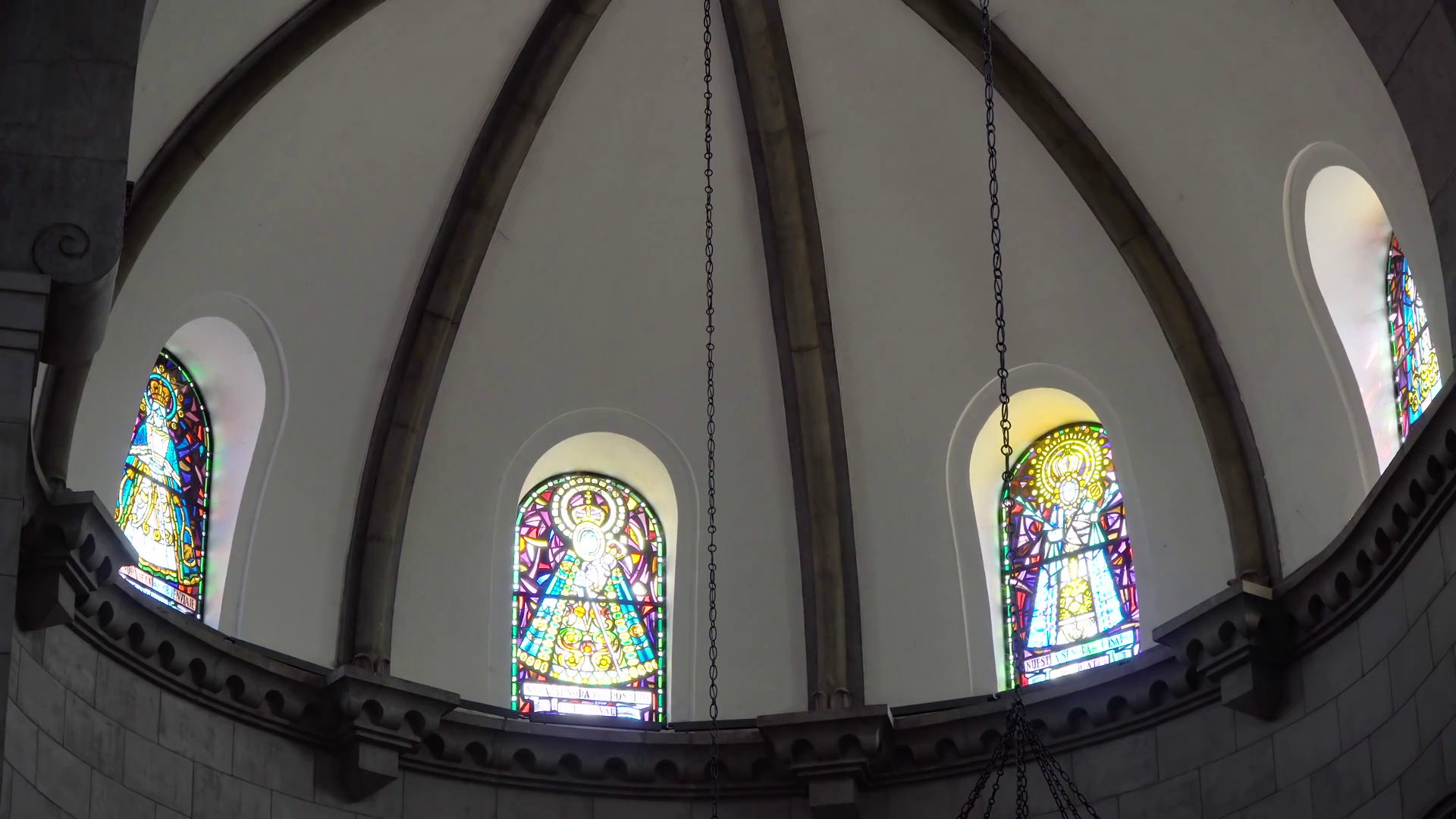 Manila Cathedral Interior Intramuros Arch Stock Footage SBV-347735238 ...