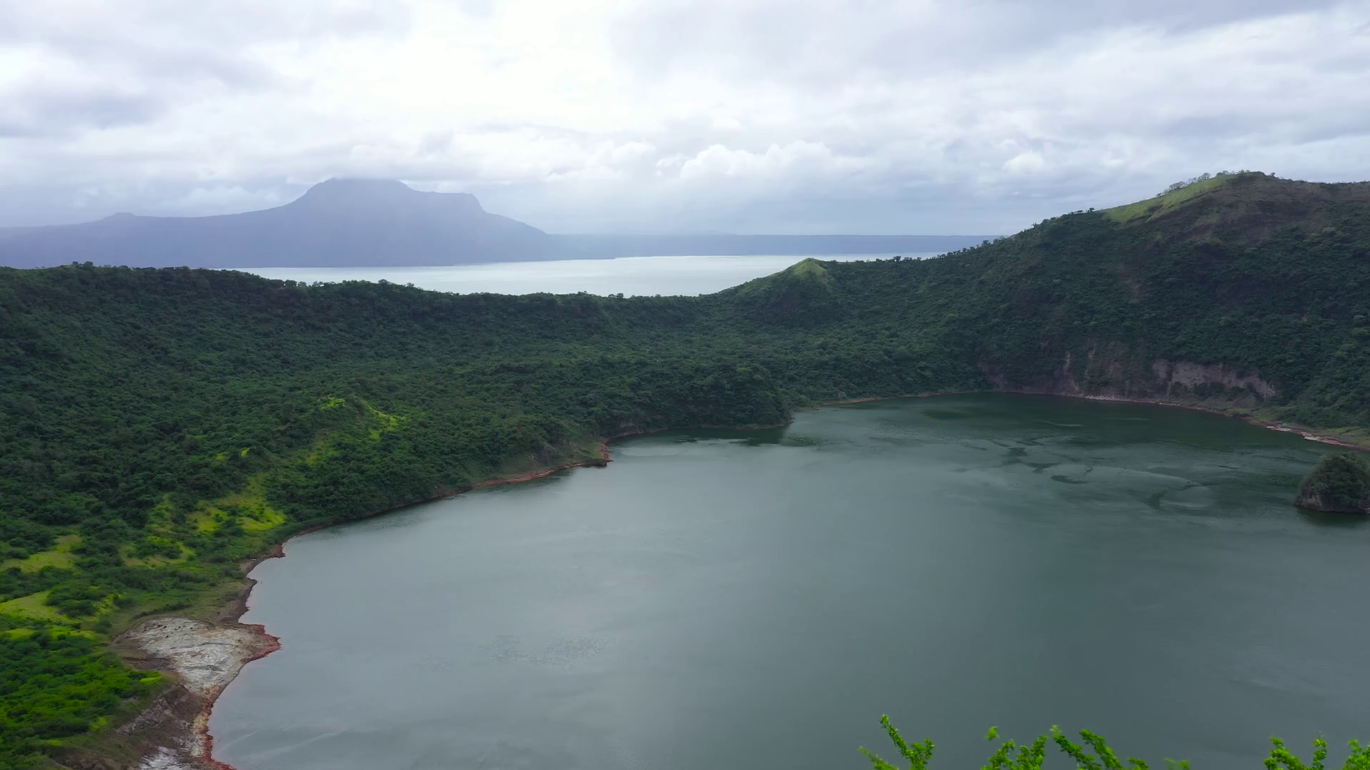 Taal Is Active Volcano With Crater Lake In Stock Footage SBV-347738816 ...