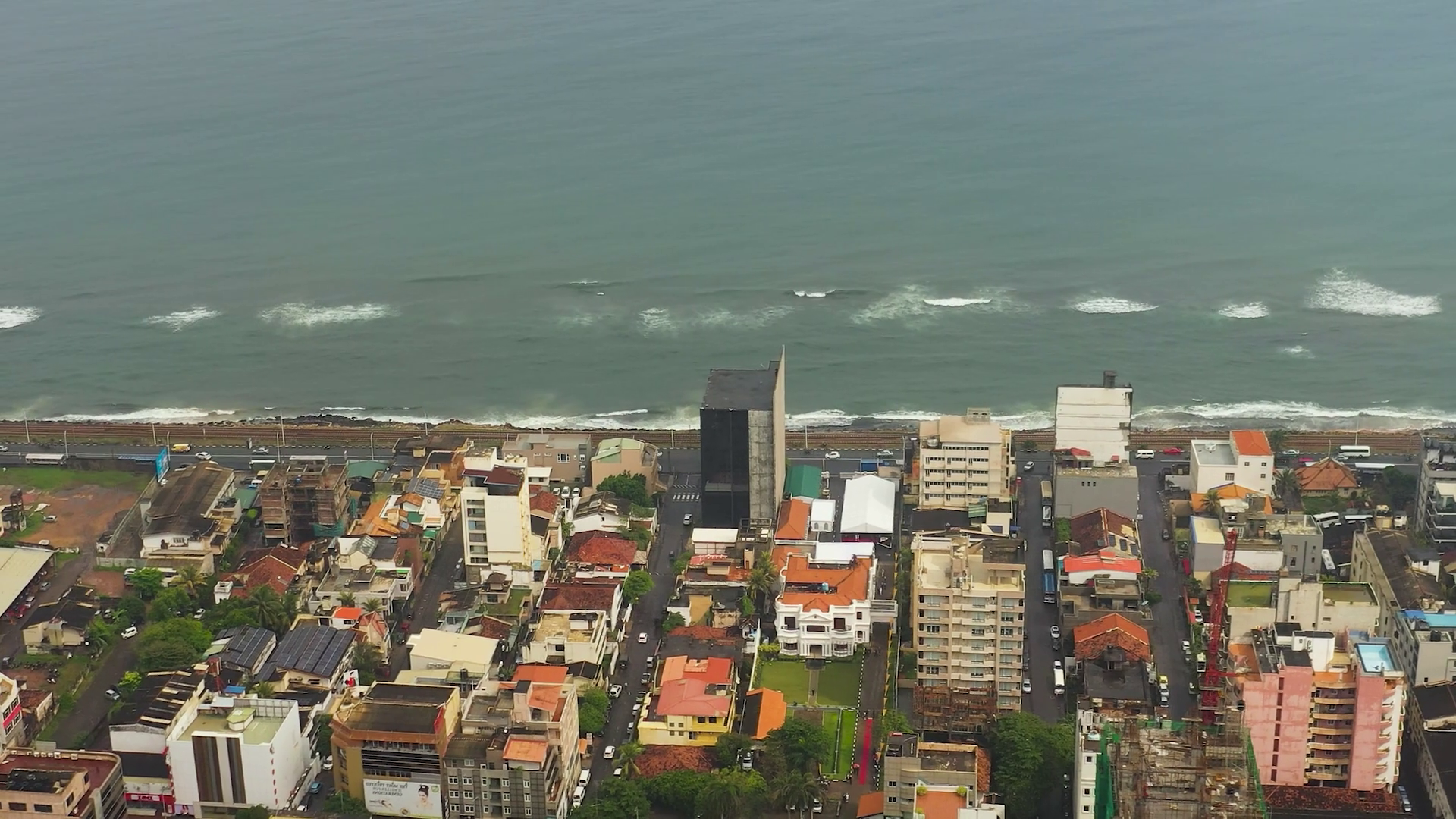 Clombo Sri Lanka: Aerial View Of City Of Stock Footage SBV-348569095 ...