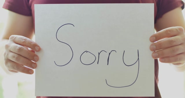 Say Sorry Stock Footage: Royalty-Free Video Clips - Storyblocks