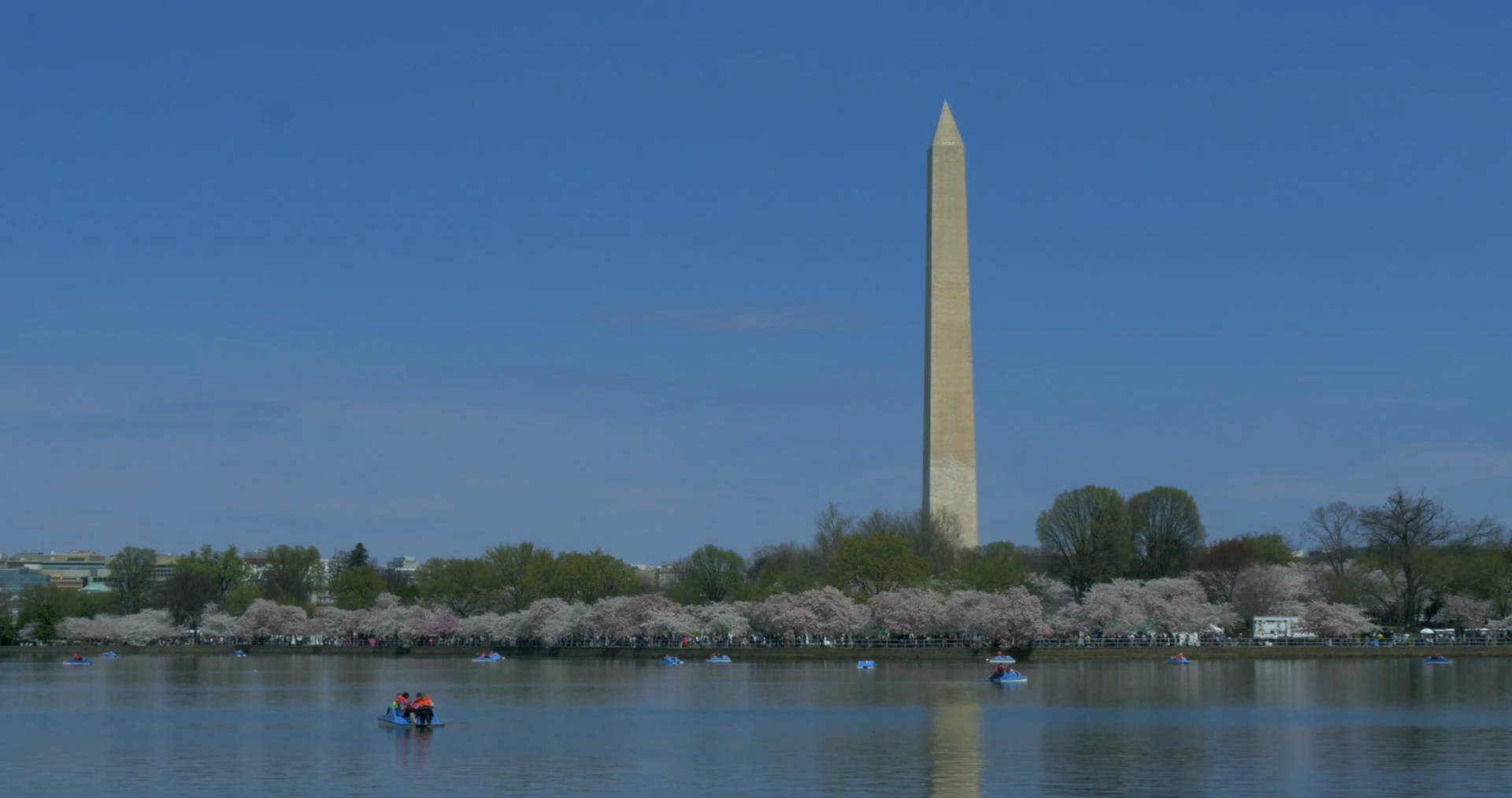 4k Washington Monument Reflecting In Water Stock Footage SBV-333796367 ...