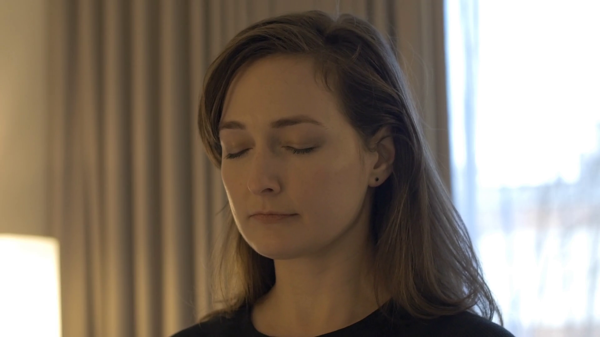 Determined Motivated Woman Face Close Up Stock Footage SBV-338102029 ...