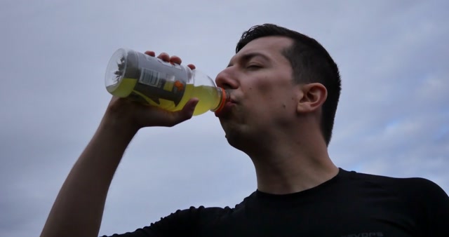 Drinking Electrolyte Water Stock Footage: Royalty-Free Video Clips ...