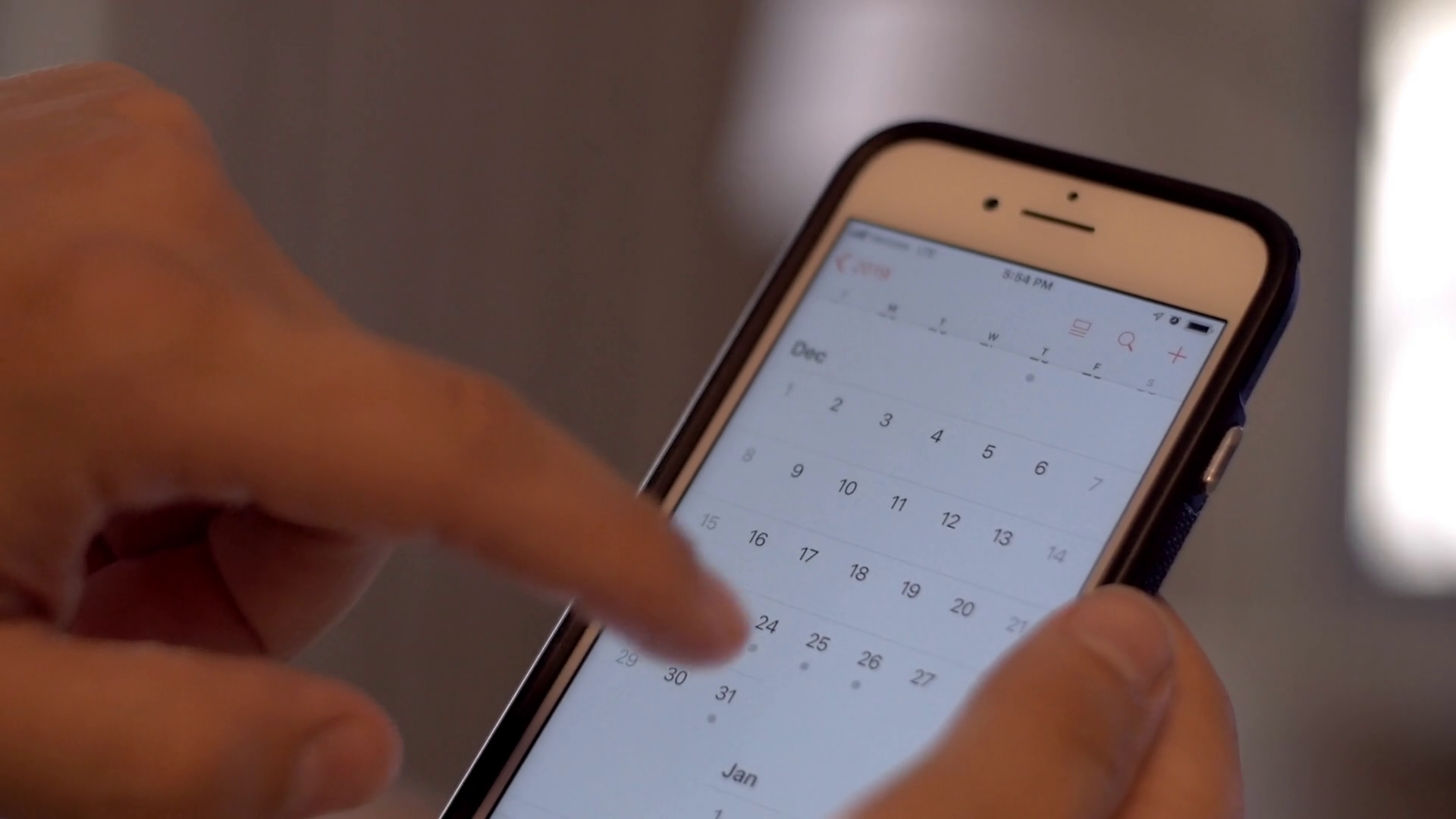 Setting Up Checklist Schedule In Phone Stock Footage SBV-337779566 ...