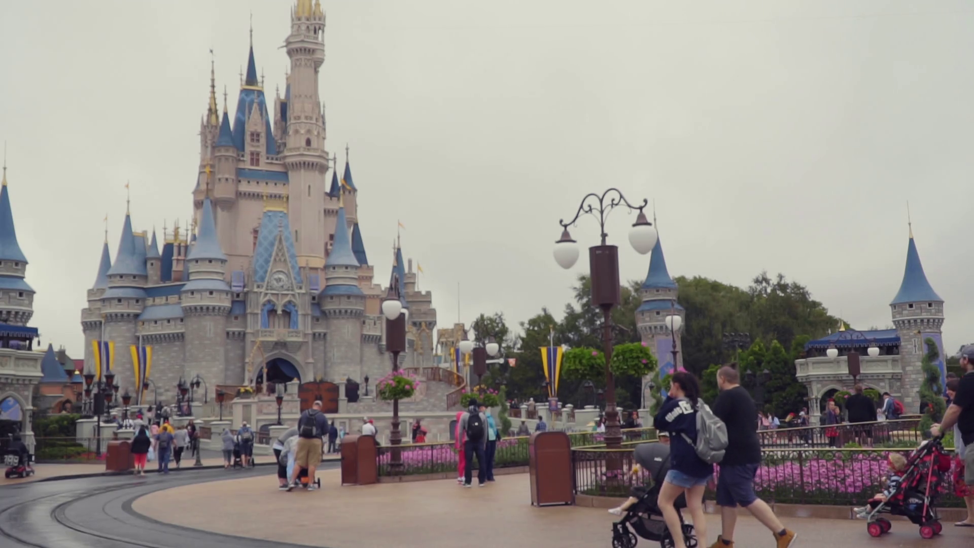 Tourists On Vacation At Disney World Stock Footage SBV-338117599 ...