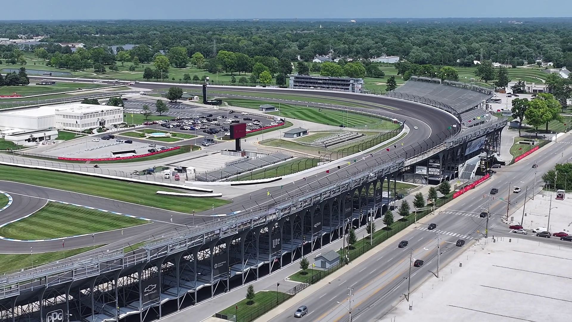 Indianapolis Racetrack Indiana 3 Long Sb Stock Footage SBV-352471203 ...