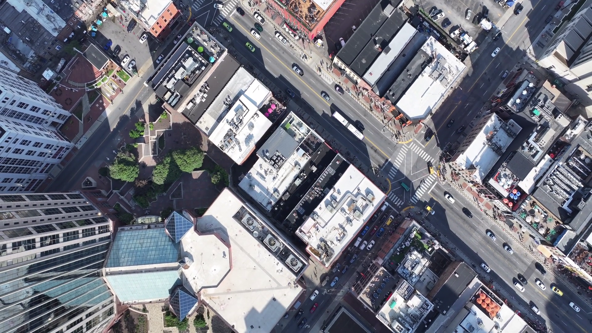 Nashville Tennessee Aerial Drone Sunny 2025 Stock Footage SBV-352361329 ...