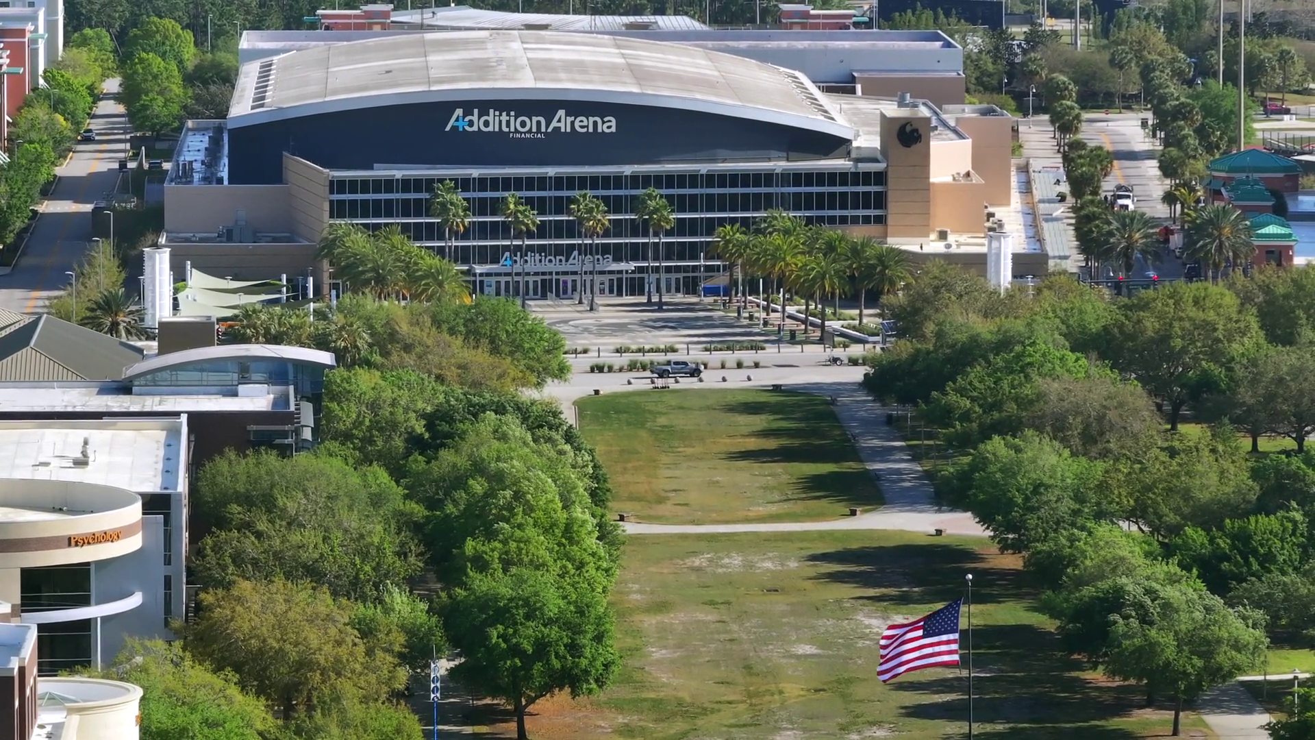 Ucf Campus Aerial 2025 Establishing Shot Stock Footage SBV-351978675 ...
