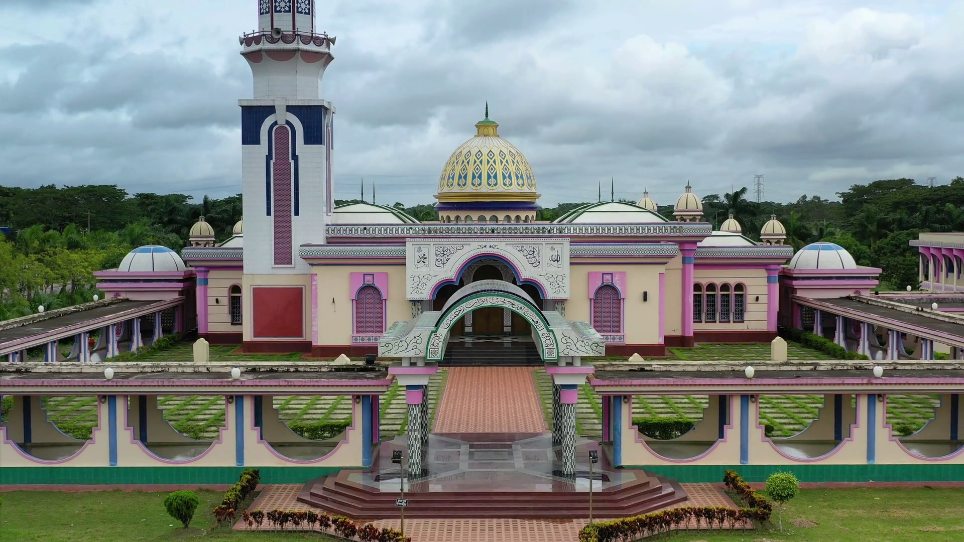 Aerial View Of Baitus Salam Jame Masjid Stock Footage SBV-352688938 ...