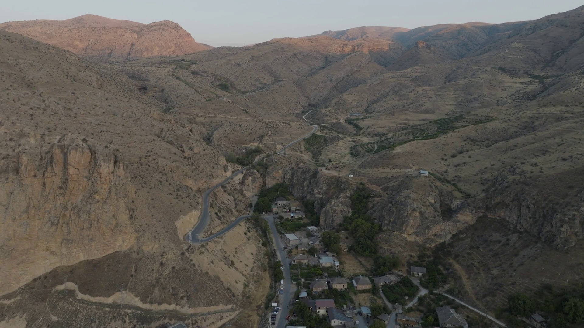 Aerial View Of Areni Town Armenia Stock Footage SBV-352741256 - Storyblocks
