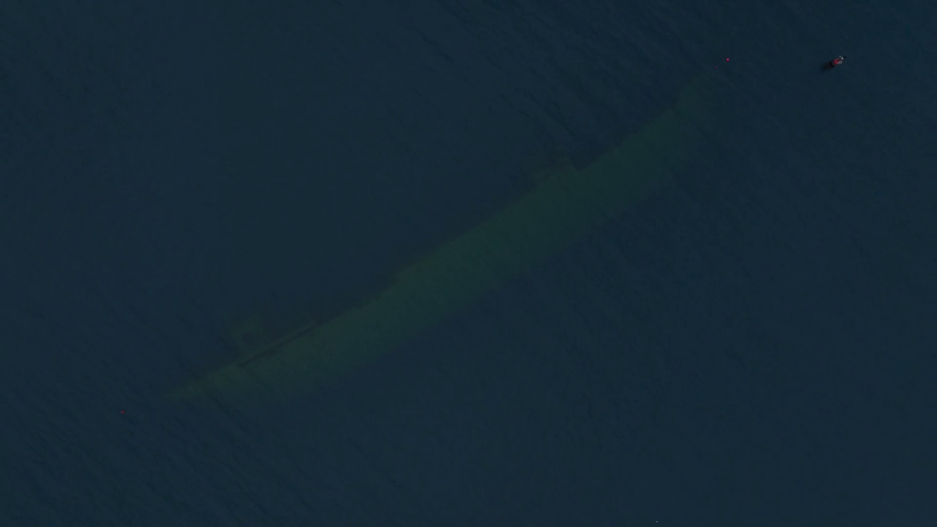 Aerial View Of Serene Ss Probitas Shipwreck Stock Footage SBV-351764376 ...