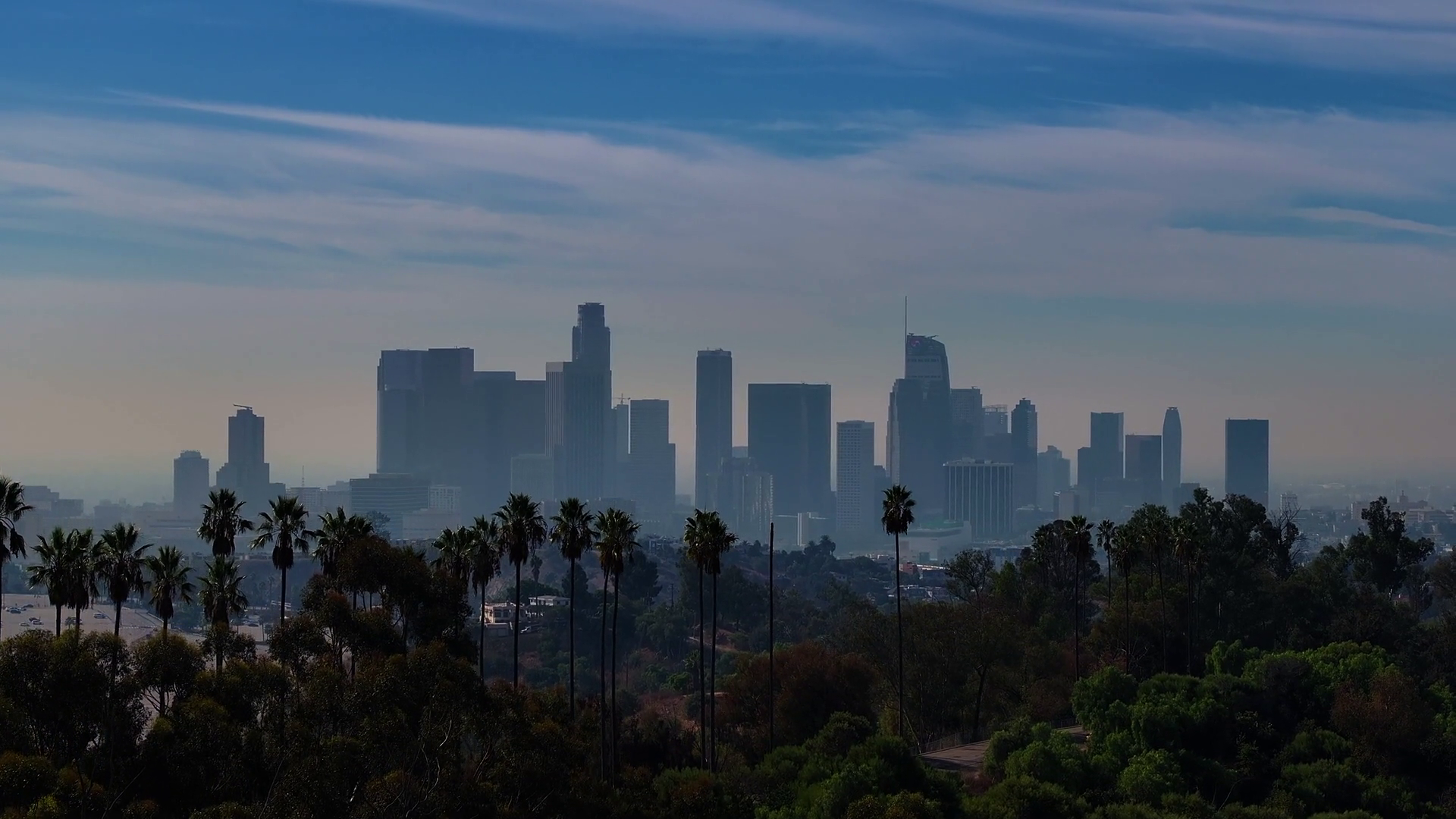 Aerial View Of Beautiful Downtown Skyline Stock Footage SBV-351765761 ...