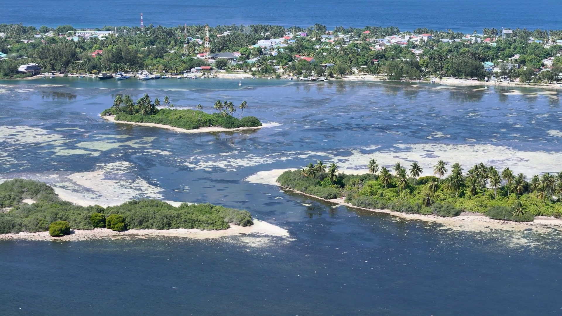 Aerial View Of Addu Nature Park Featuring Stock Footage SBV-349236299 ...