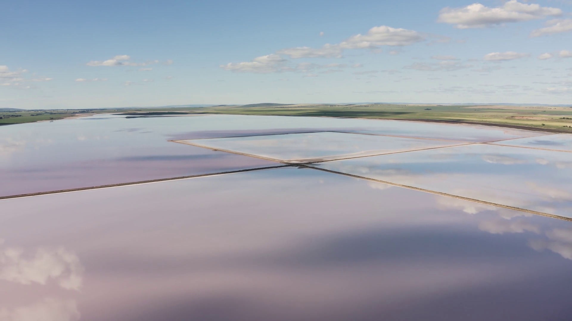 Aerial view of Lake Bumbunga in South Australia. Stock Video Footage 00 ...