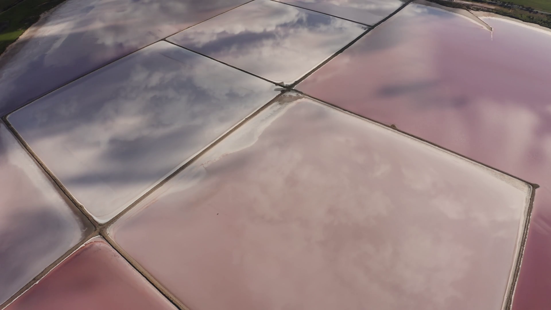 Aerial View Of Lake Bumbunga In South Stock Footage SBV-338964807 ...