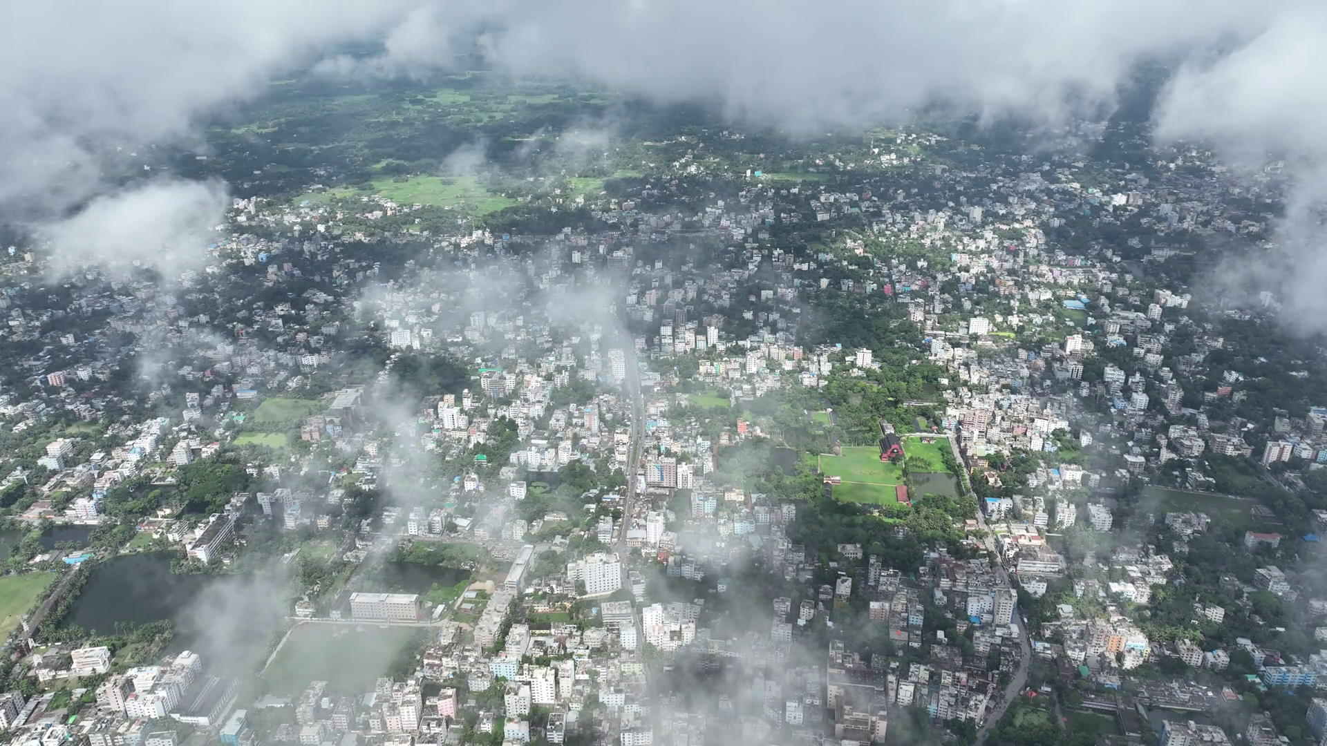 Aerial View Of Barisal City Barisal Stock Footage SBV-348464127 ...