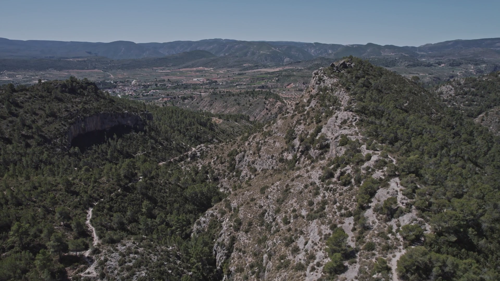 Aerial View Of Mountain Peak Of Torre Castro Stock Footage SBV ...