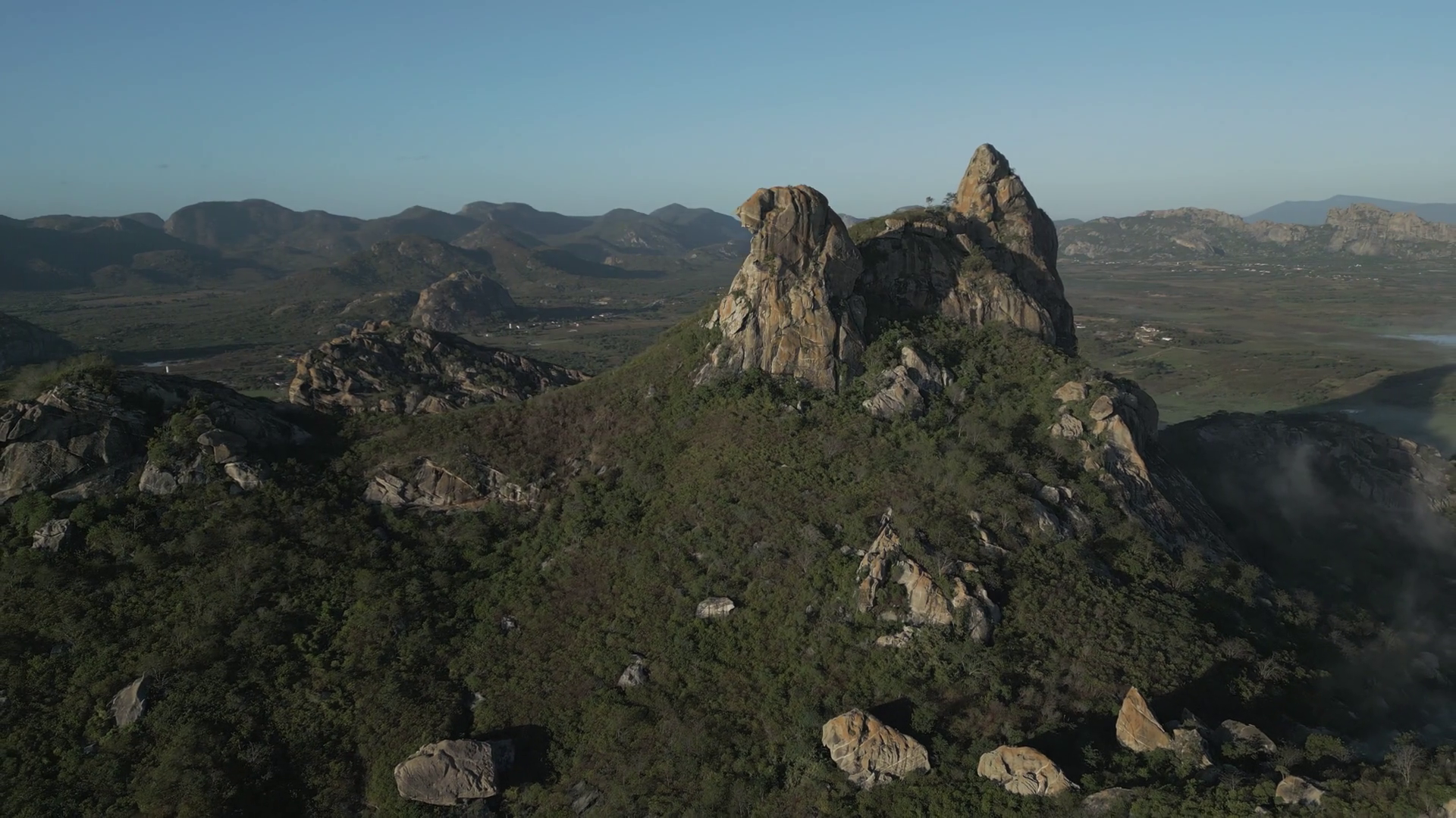 Aerial View Of Chicken Mountain Quixada Stock Footage SBV-347274142 ...