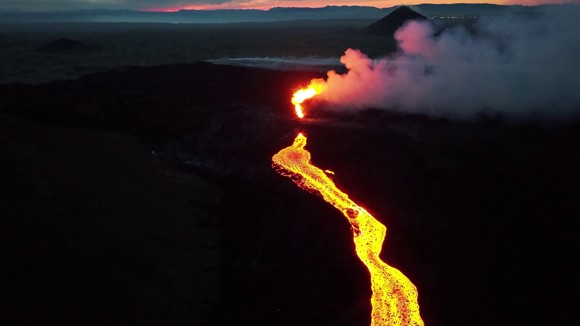 Aerial View Of Litli-hrutur (little Ram) Stock Footage SBV-348375825 ...