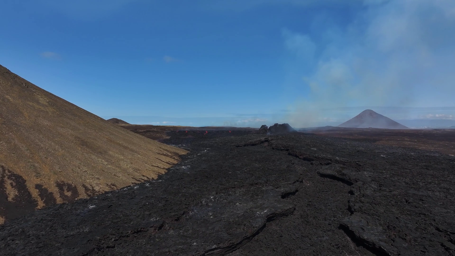 Aerial View Of Litli-hrutur (little Ram) Stock Footage SBV-348375861 ...