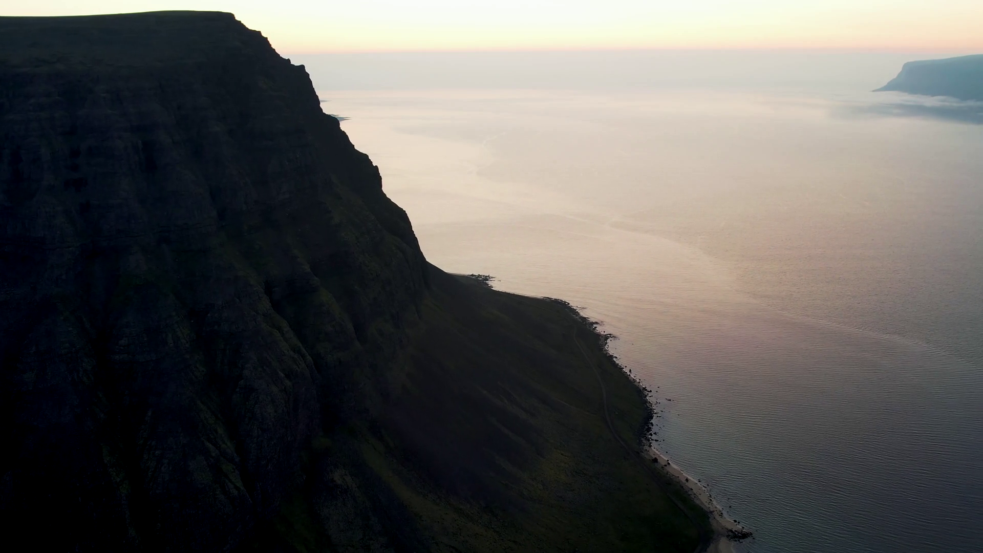Aerial View Of Beautiful Coastline With High Stock Footage SBV ...