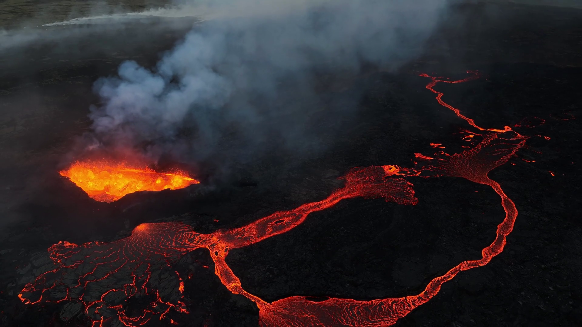 Aerial View Of Litli-hrutur (little Ram) Stock Footage SBV-348376461 ...
