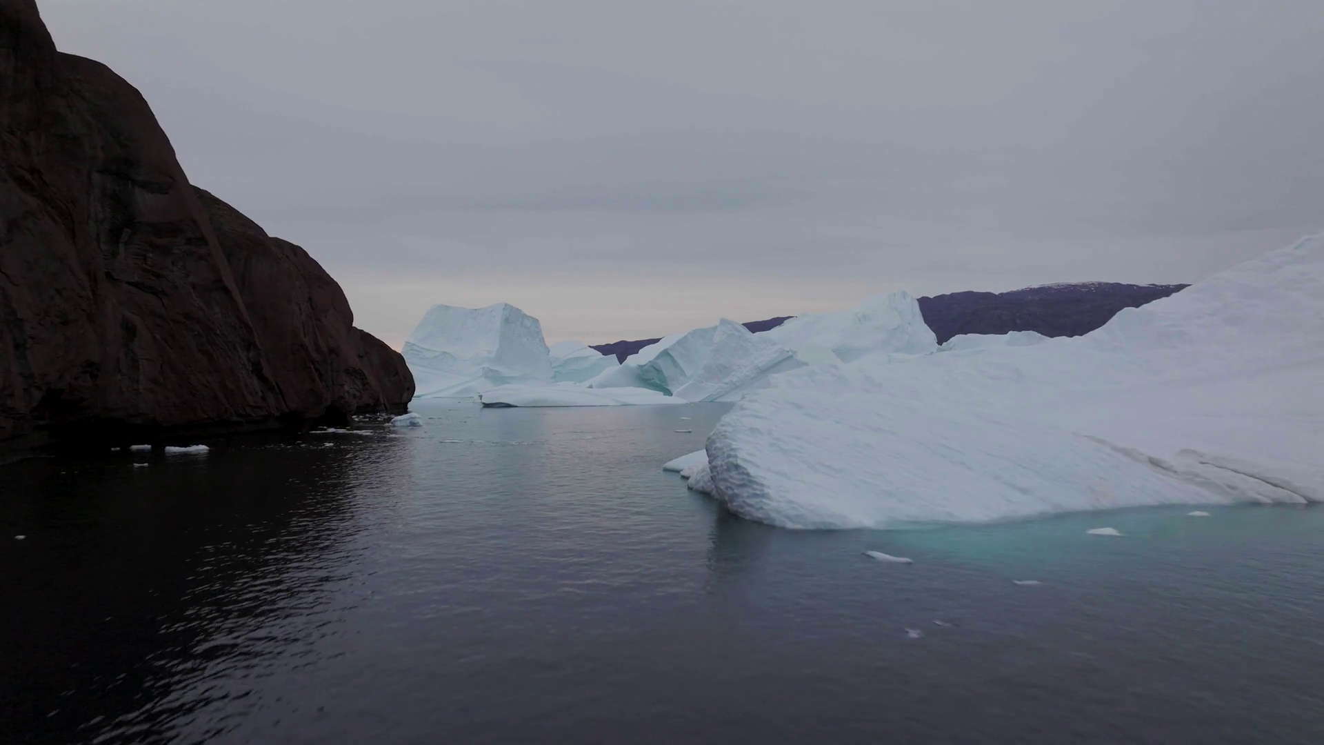 Aerial View Of Ice Formation Big Iceberg Stock Footage SBV-347278114 ...