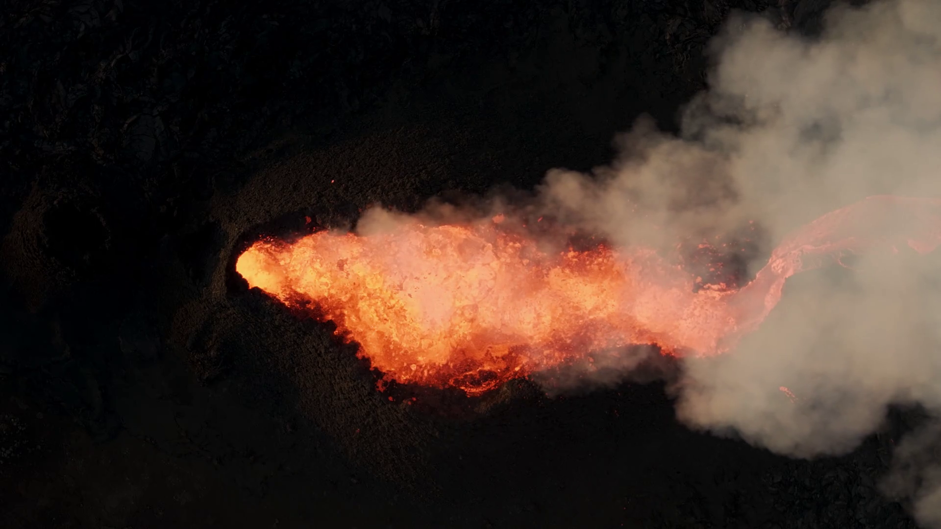 Aerial View Of Litli-hrutur (little Ram) Stock Footage SBV-348598685 ...