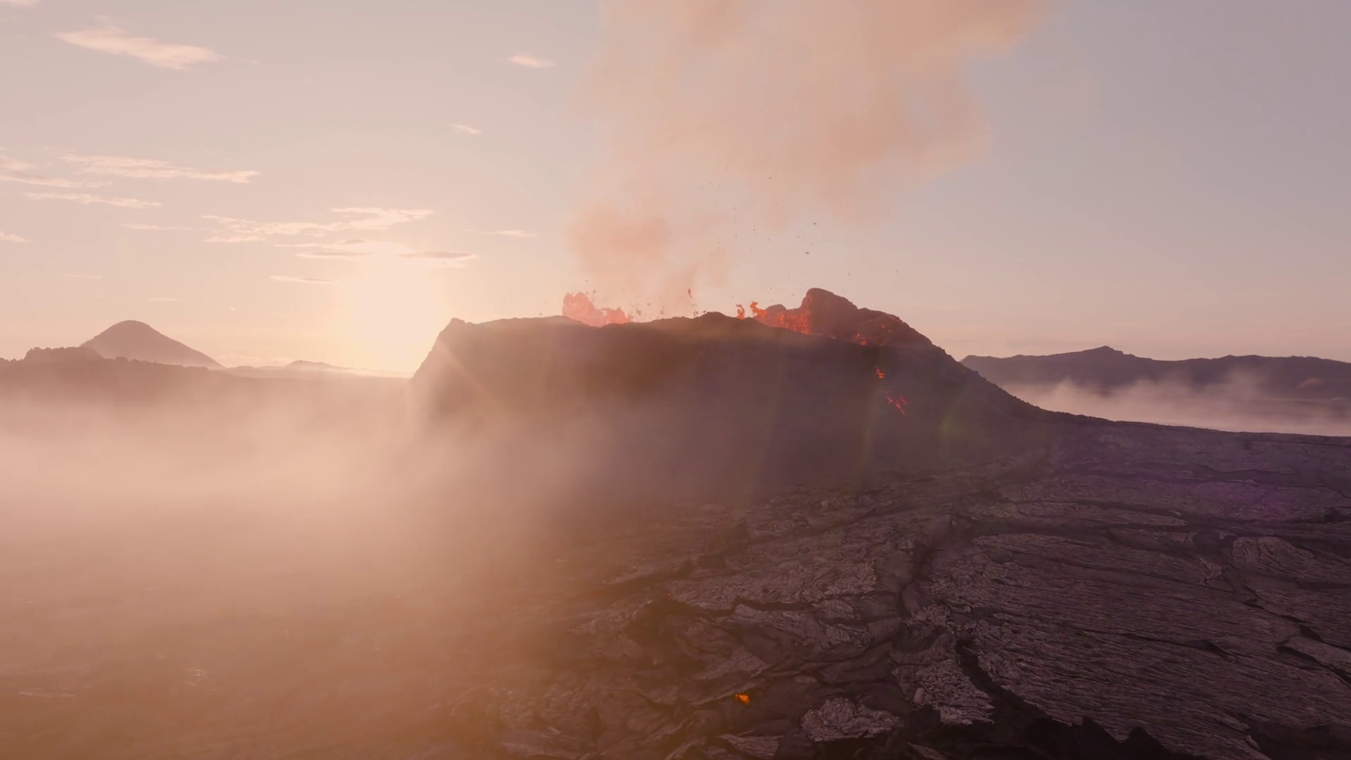 Aerial View Of Litli-hrutur (little Ram) Stock Footage SBV-348598733 ...